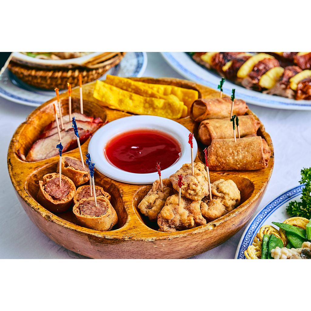 Po-Po Platter (4-5 personas) | Restaurante Palacio Lung Fung